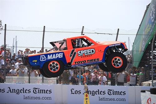 Justin Lofton takes the win at Stadium Super Trucks in Long Beach